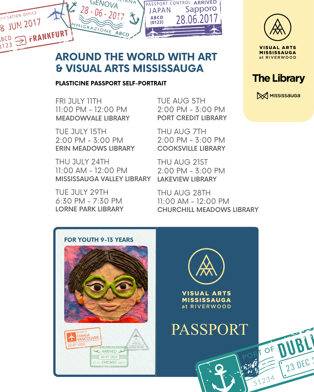 Community Programs - Visual Arts Mississauga