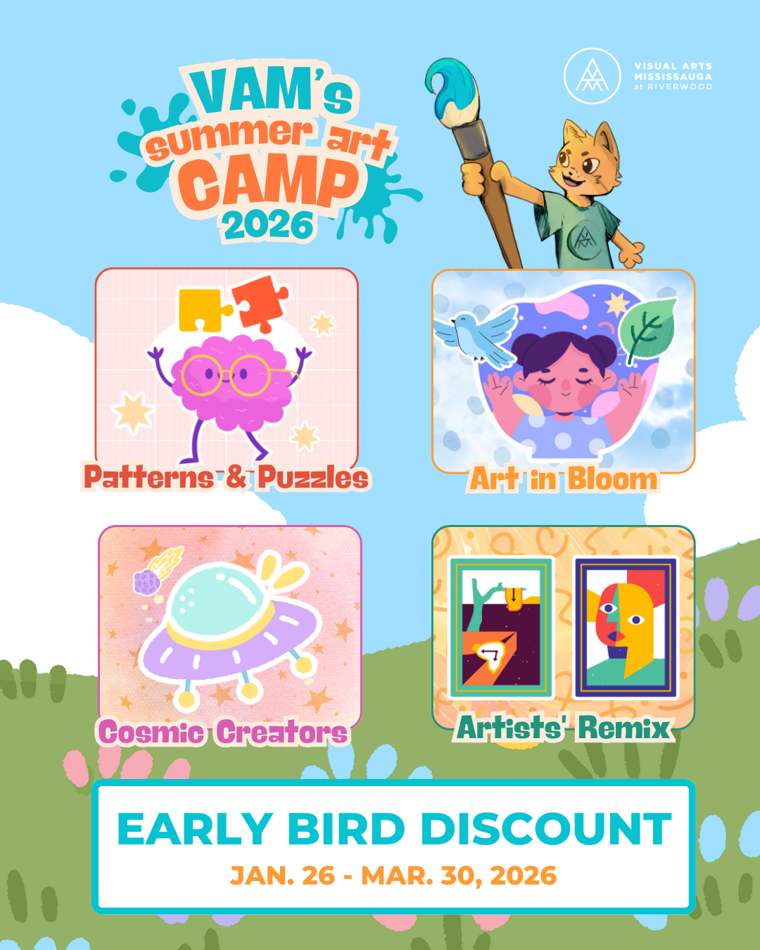 Early Bird: Summer Art Camp - Visual Arts Mississauga